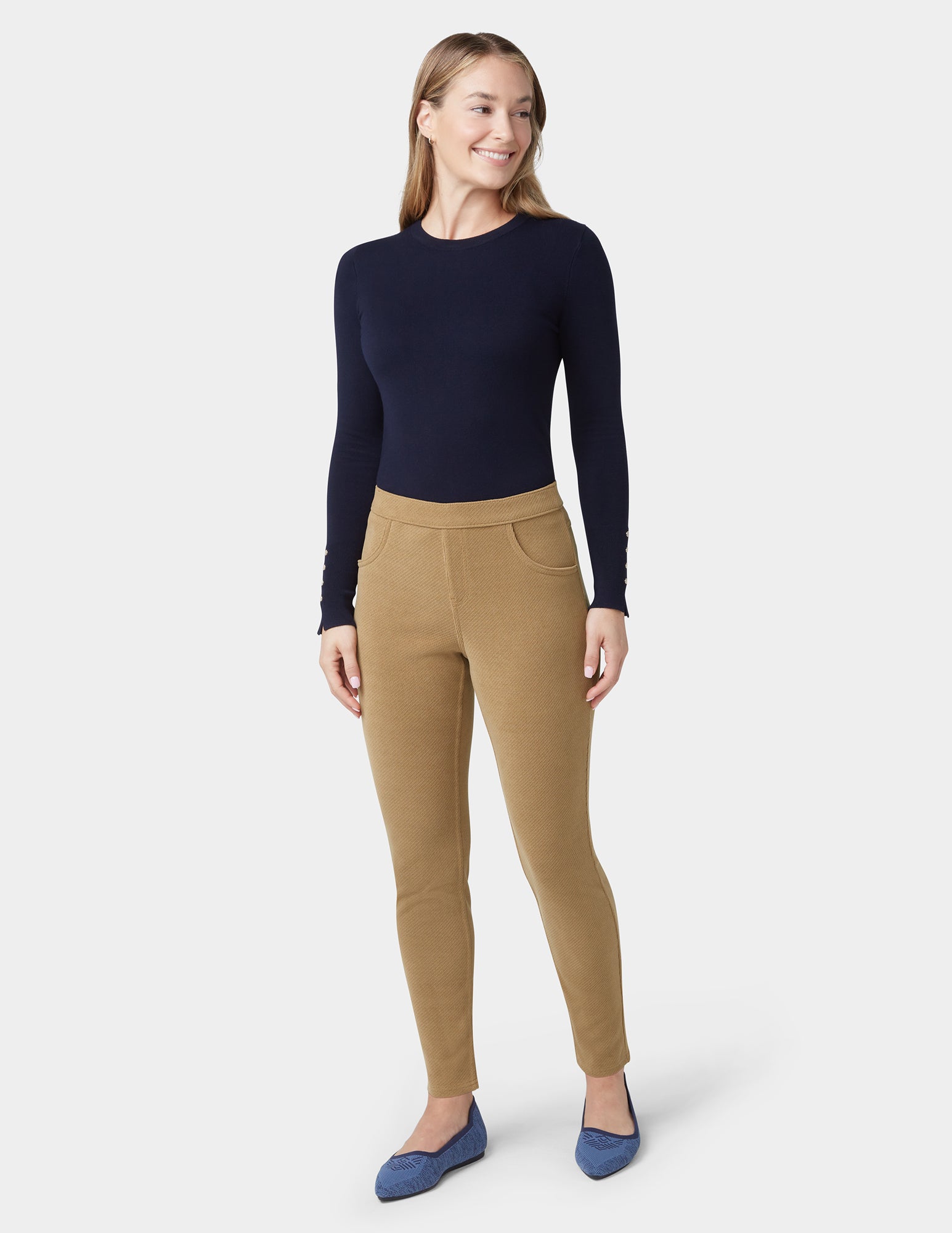 HUE Butter Twill Jean Style Legging – HUE Canada